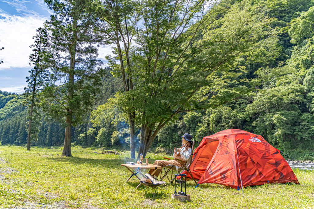 OKUKUJI BASE CAMP – 瀬の音・焚火・そして自分 本当の贅沢があるキャンプ空間｜茨城県大子町